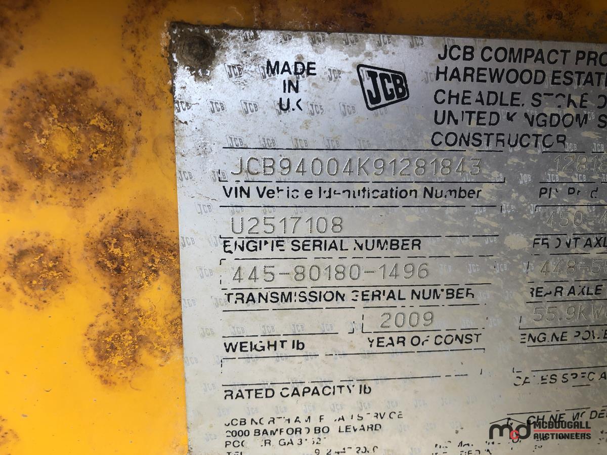 2009 JCB 940 RT Forklift
